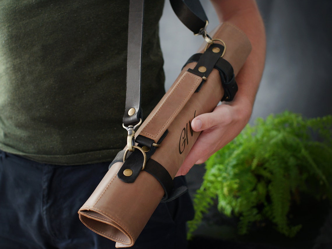 Personalized Leather Knife Roll Custom Knife Case Leather - Etsy
