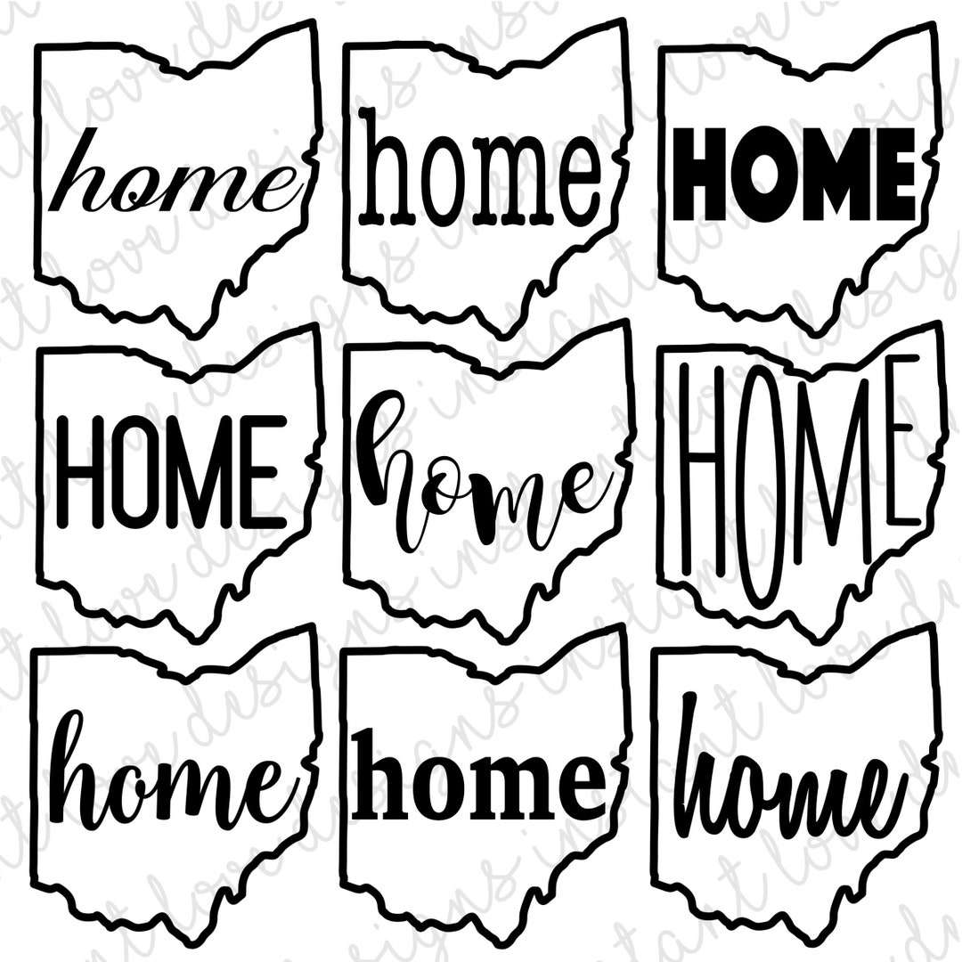 Ohio State HOME SVG Bundle | Graphic Pack | Digital Download | Buckeye ...