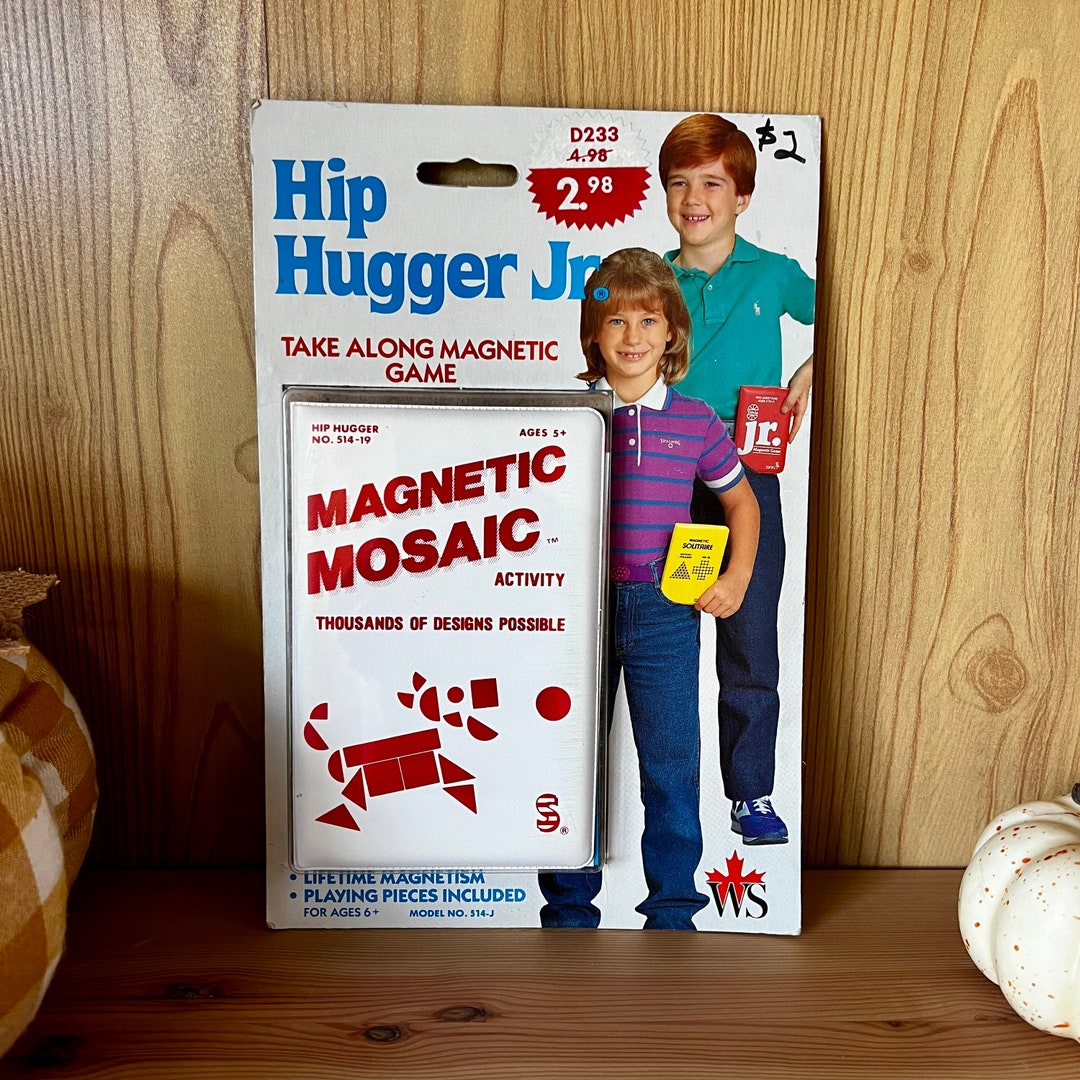 VINTAGE Hip Hugger Jr. Magnetic Game Magnetic Mosaic 1988 - Etsy