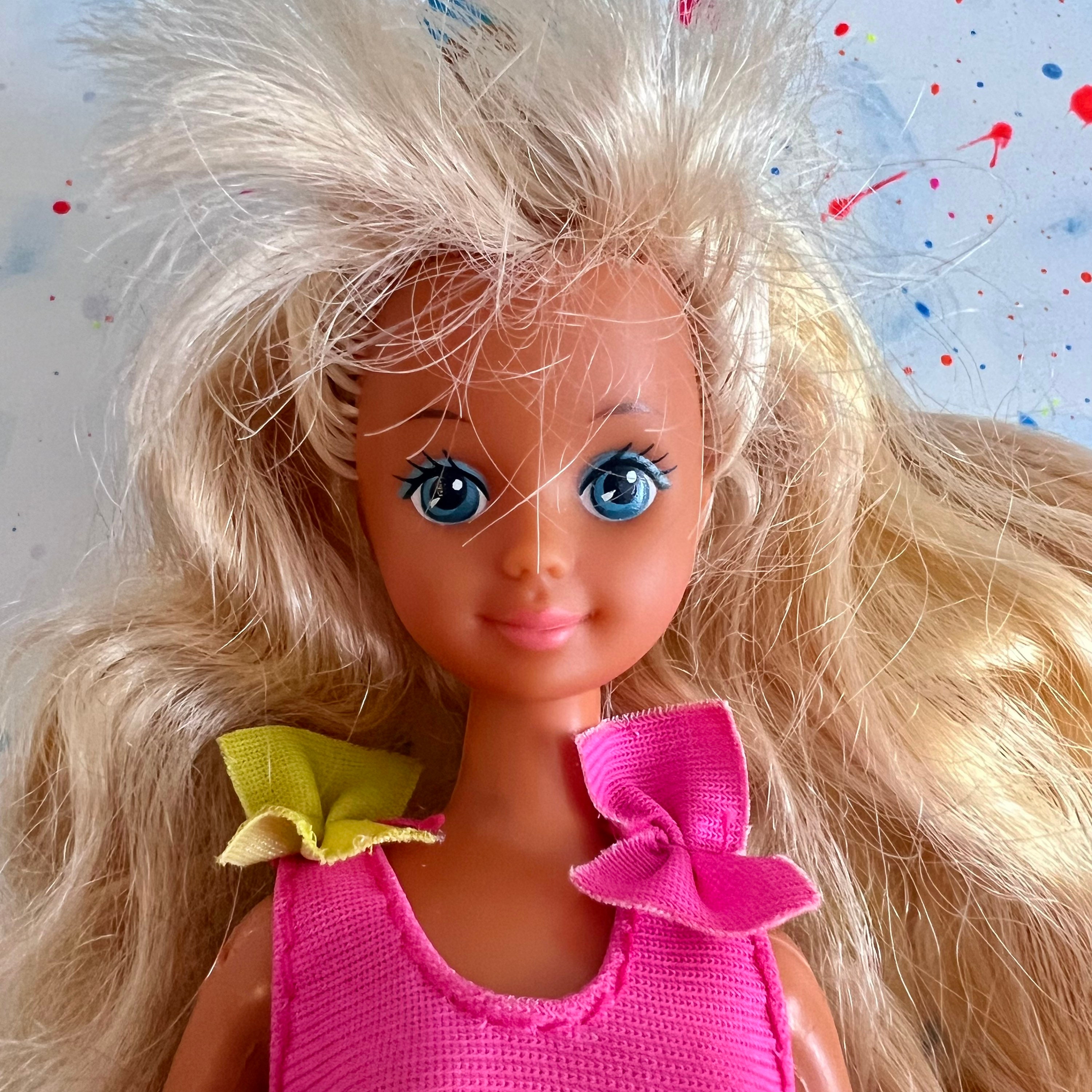 VINTAGE 1980s Mattel Wet N Wild Barbie Skipper Doll With Accessories ...