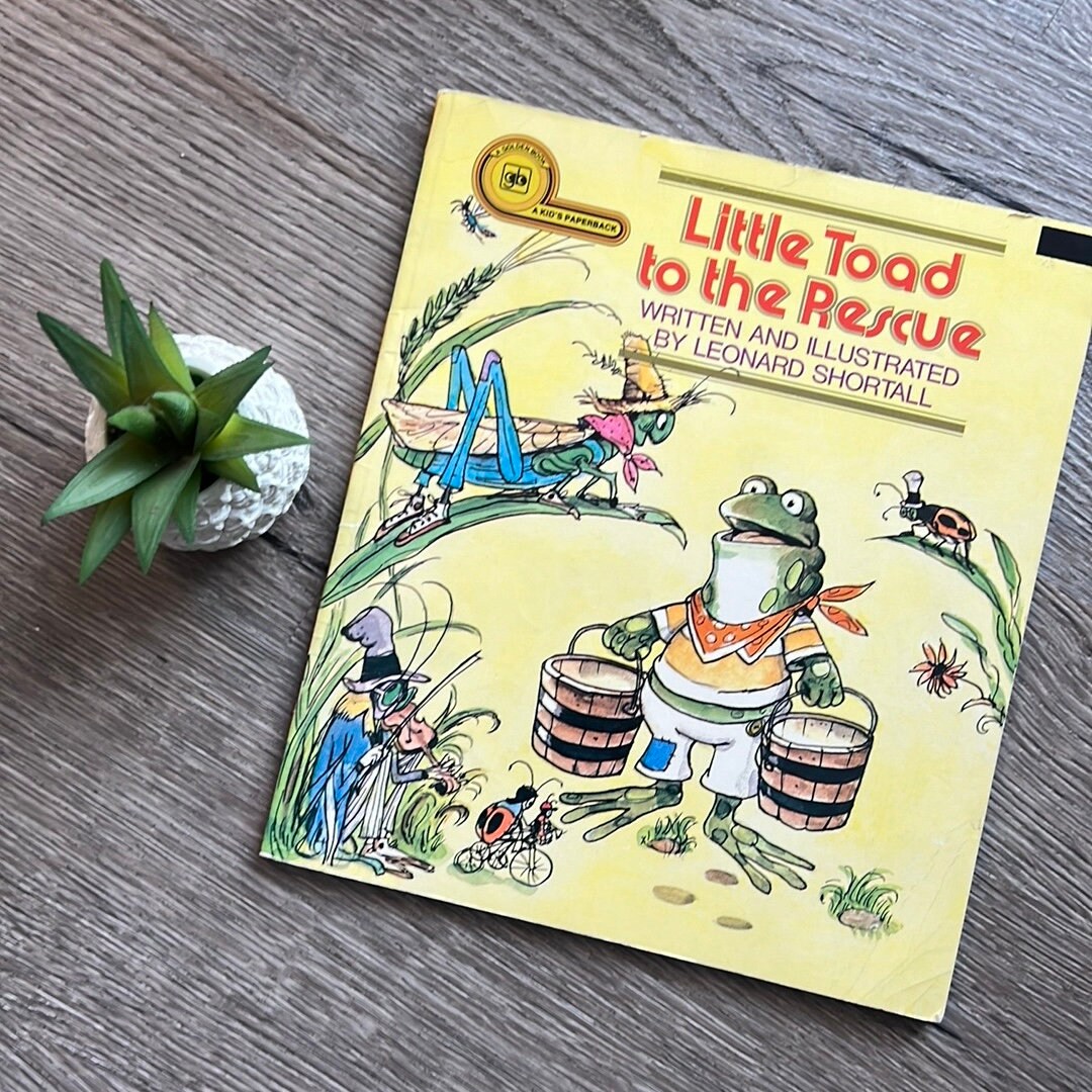 VINTAGE Golden Book, Little Toad to the Rescue, a Kids Paperback 1970’s ...