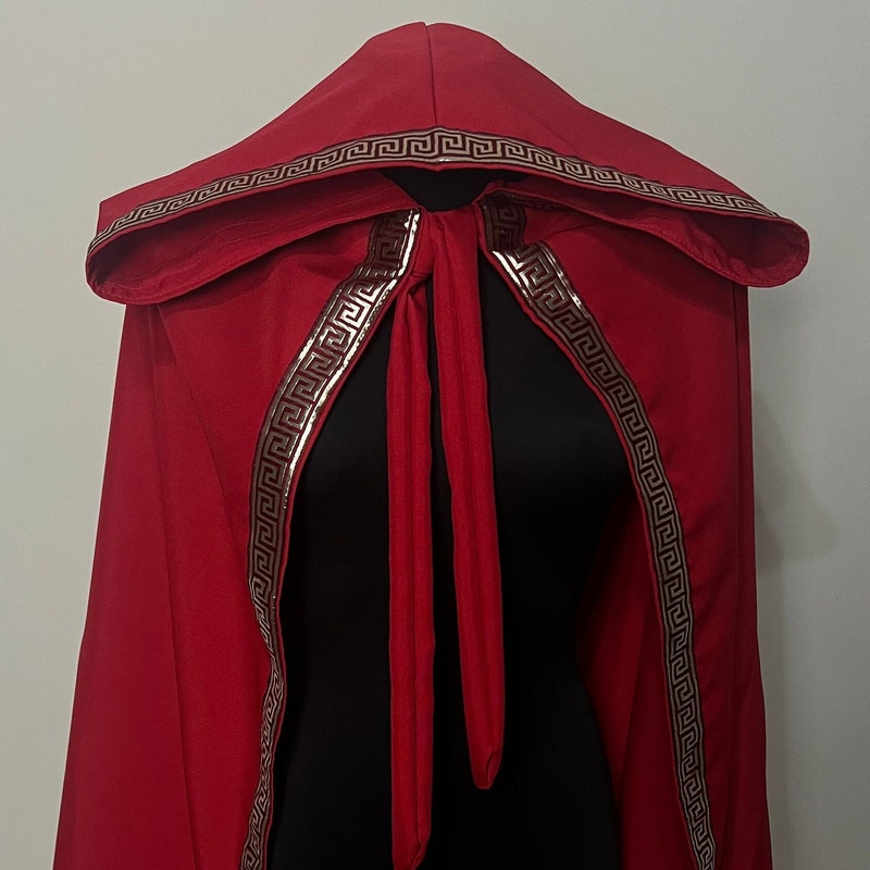 Red Hooded Cape - Etsy