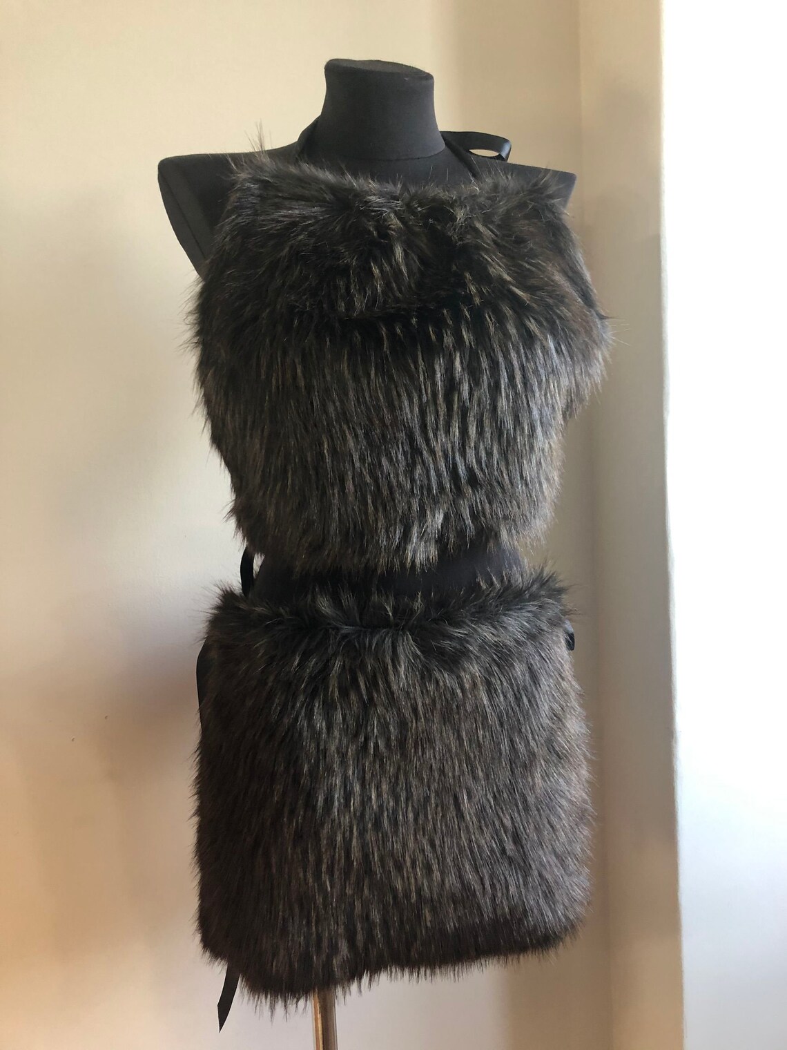 Fake Fur Larp Costume Unisex Larp Costume Faux Fur Top Fur - Etsy