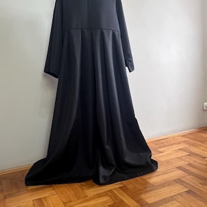 Black Robe, Robe Cover Dress Costume, Ceremonial Robe, Wizard Tunic ...