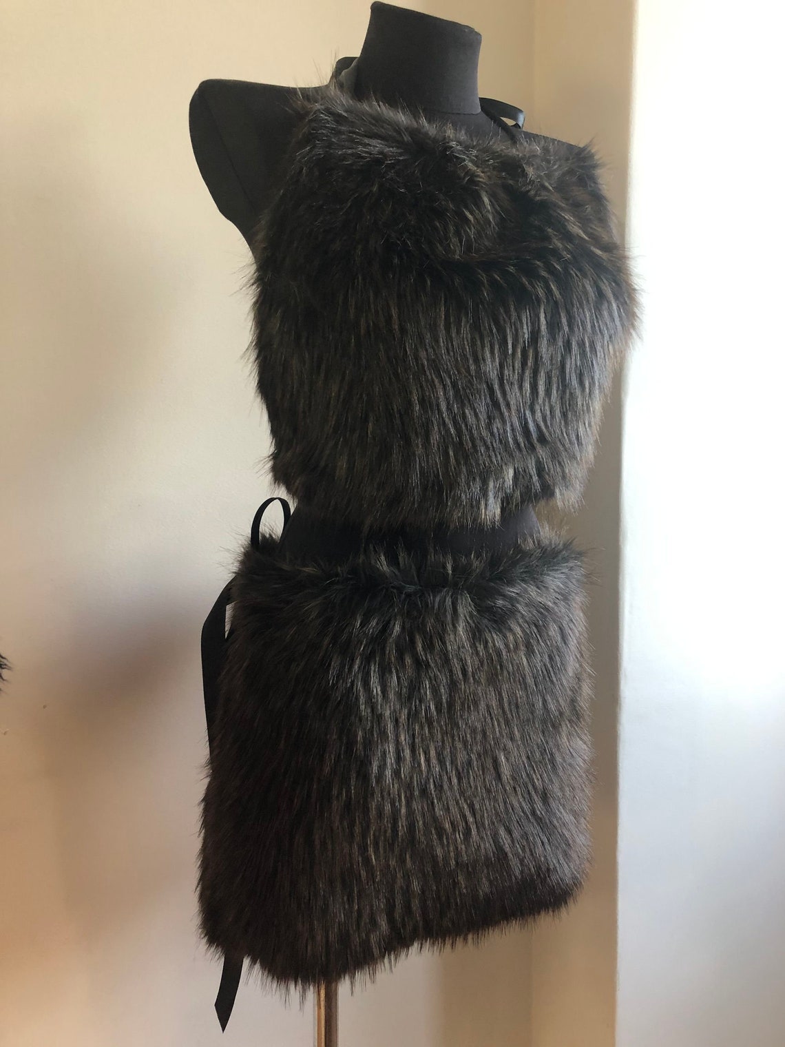 Fake Fur Larp Costume Unisex Larp Costume Faux Fur Top Fur - Etsy
