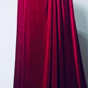 Dark Green Capelet, Velvet Renaissance Capelet, Red One Shoulder Cape ...