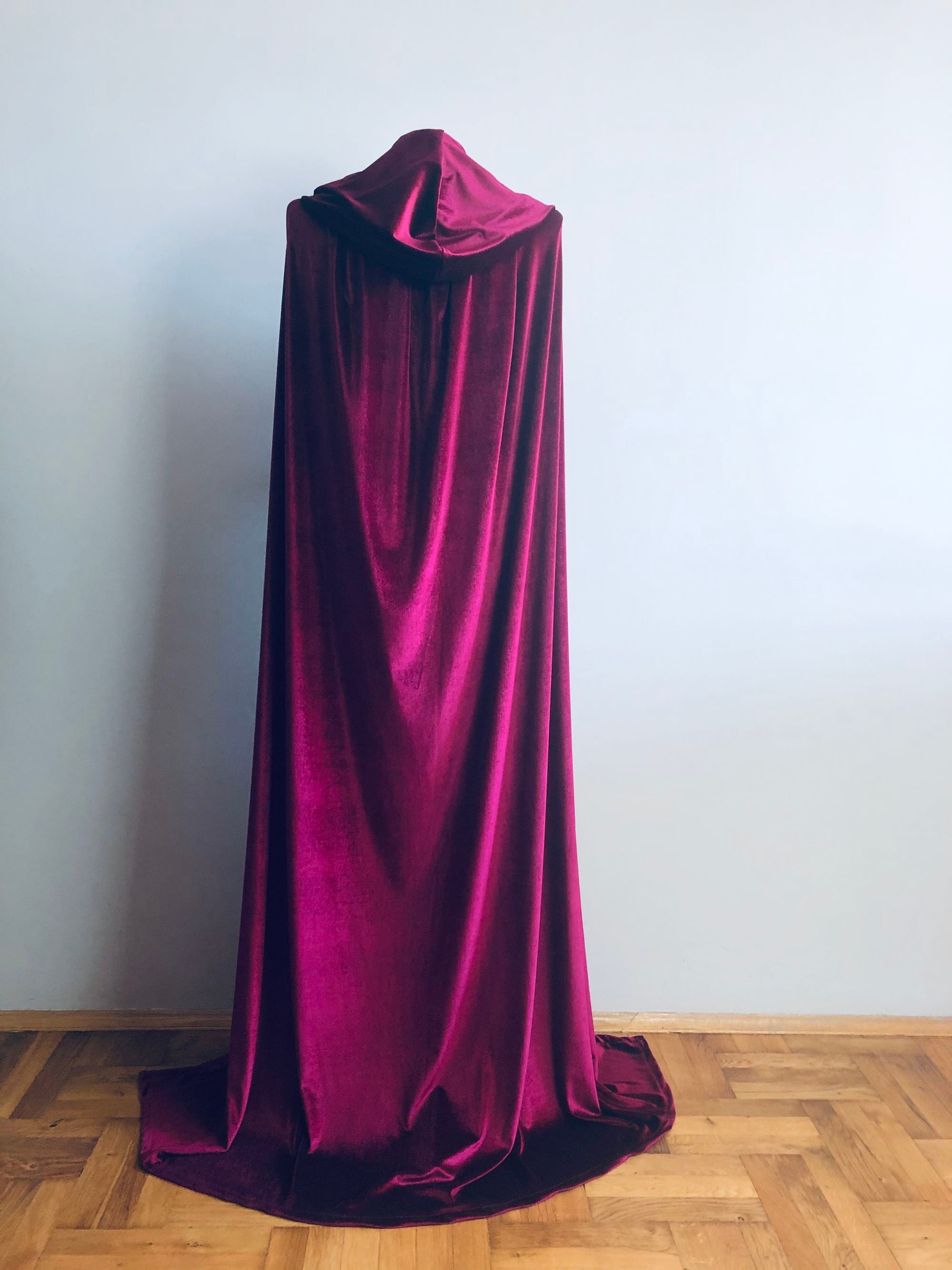 Black Long Velvet Hooded Cloak Raven Cloak Witch Cloak - Etsy Canada