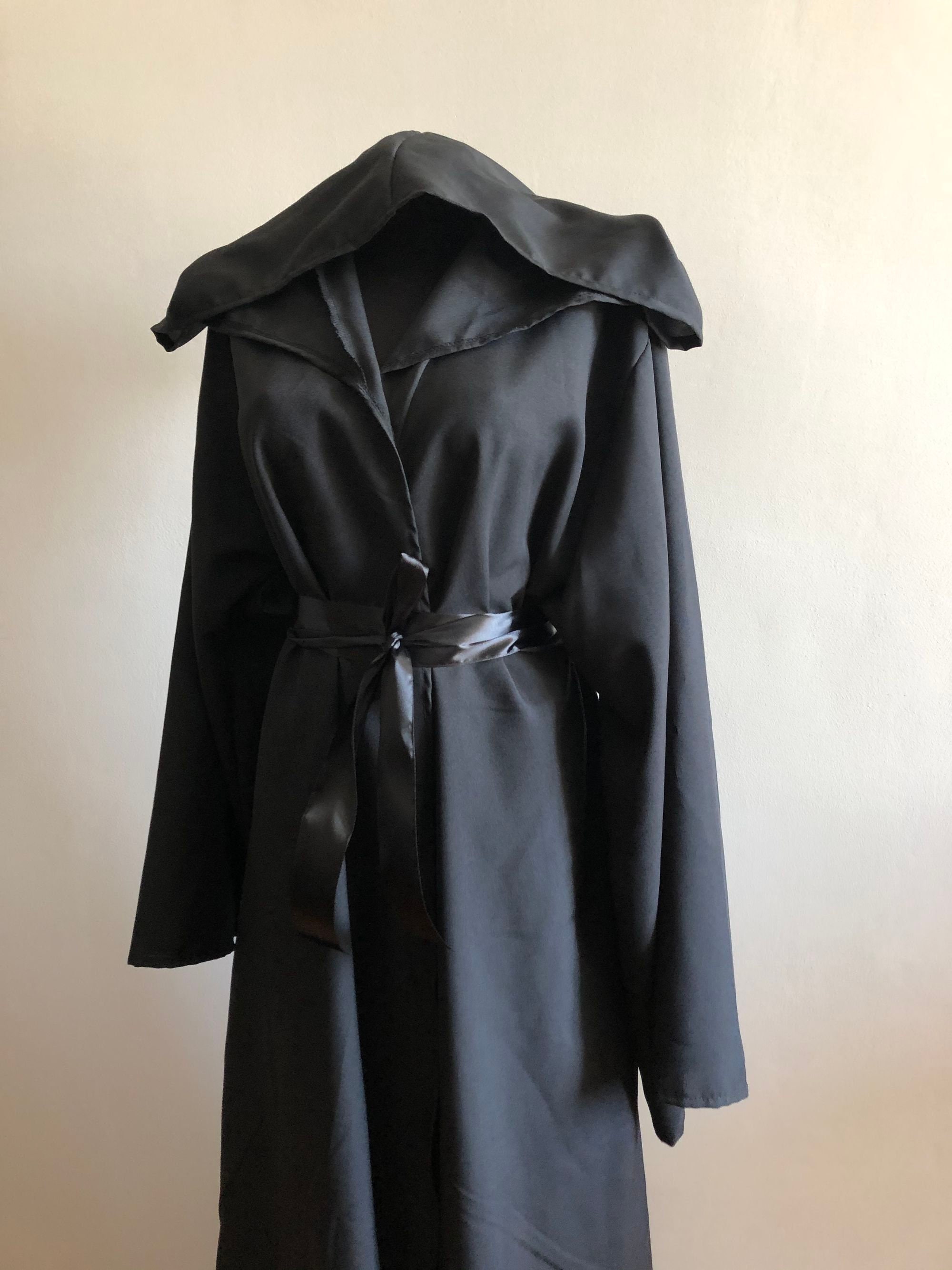 Black Robe Grim Reaper Costume Ceremonial Robe Wizard | Etsy