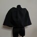 Black Short Cape, Double Layers Cape, Capelet, Viking, Witcher, Fantasy ...
