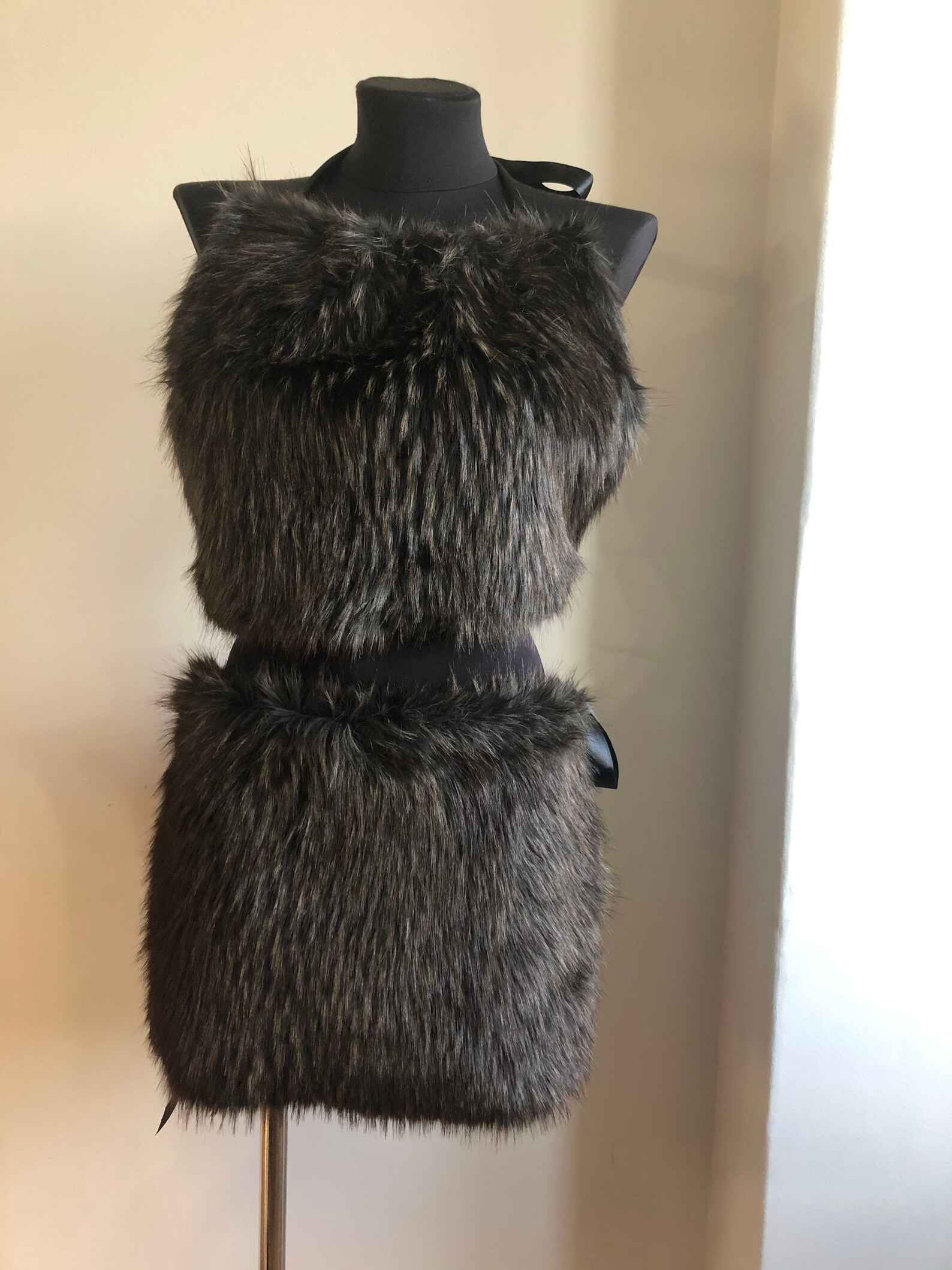 Fake Fur Larp Costume Unisex Larp Costume Faux Fur Top Fur - Etsy