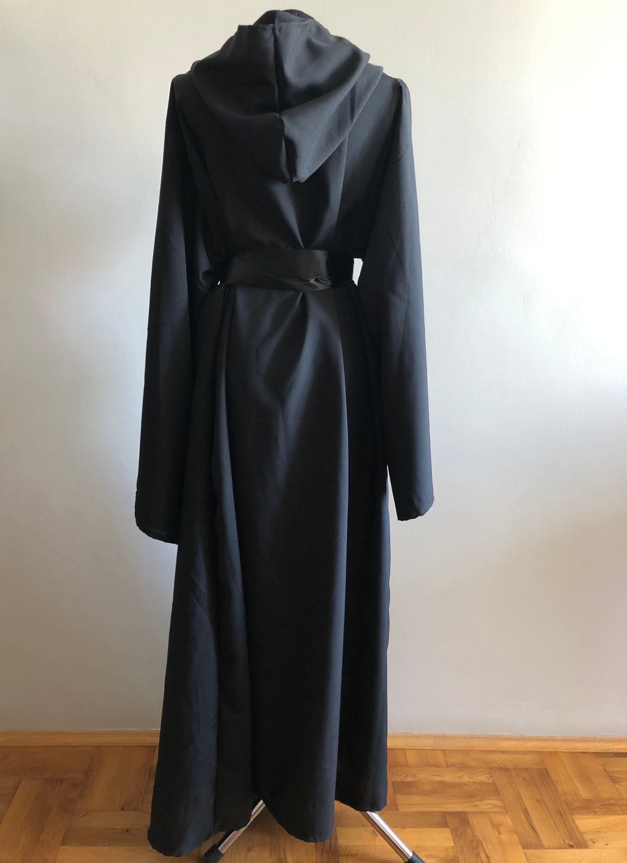 Black Robe Grim Reaper Costume Ceremonial Robe Wizard - Etsy UK