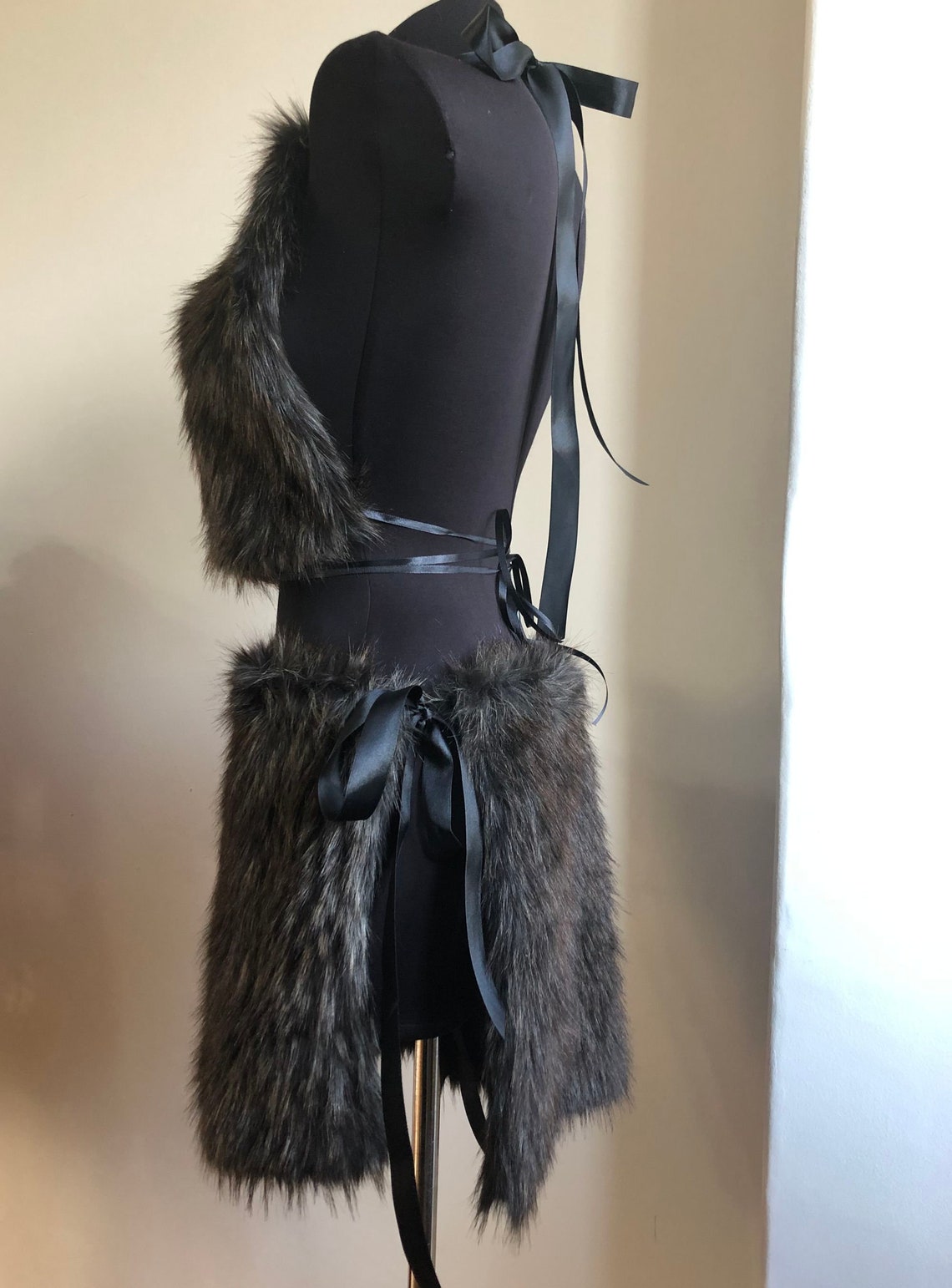 Fake Fur Larp Costume Unisex Larp Costume Faux Fur Top Fur - Etsy