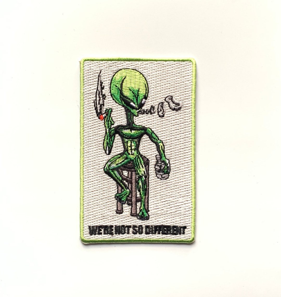 Alien Iron on Patch - Etsy
