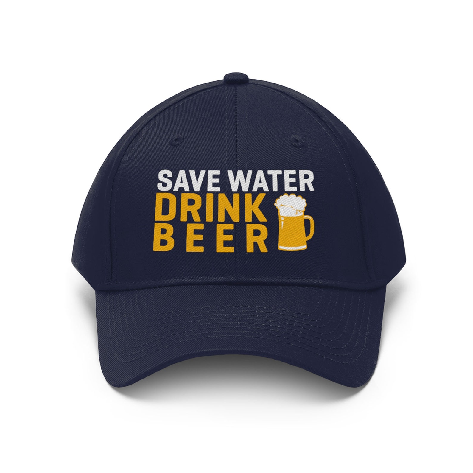 Save Water Drink Beer Hat Embroidered Hat For Funny Drinker | Etsy