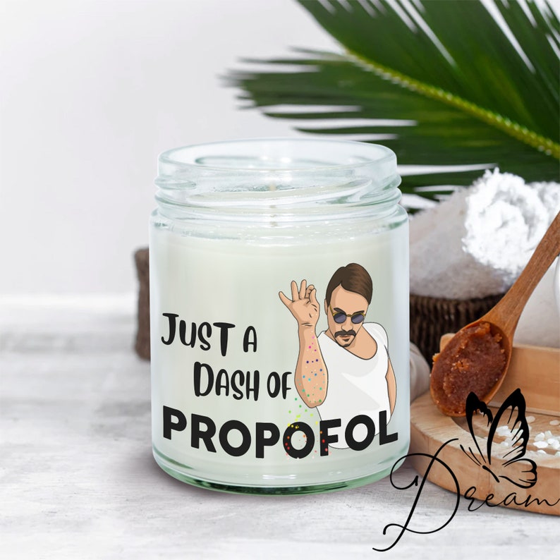 Nurse Candle Just A Dash of Propofol Funny Gift for ICU ER - Etsy