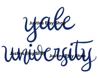 Yale University Svg | Etsy