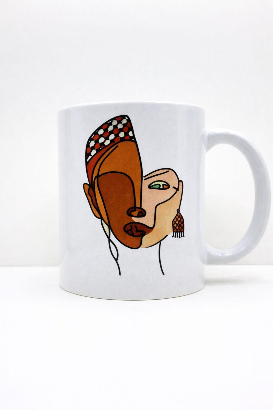 Woman Face Color Iconic , Abstract Sureal Design-custom - Etsy