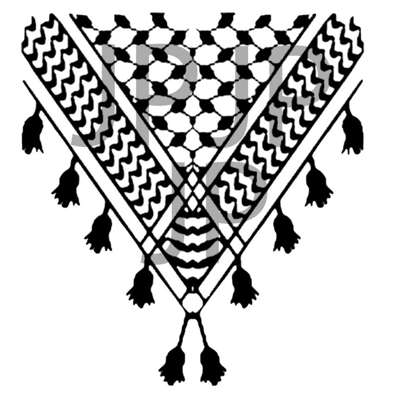 Palestinian Kufiyah Clean Patterns- High Resolution- Digital Files-jpg ...