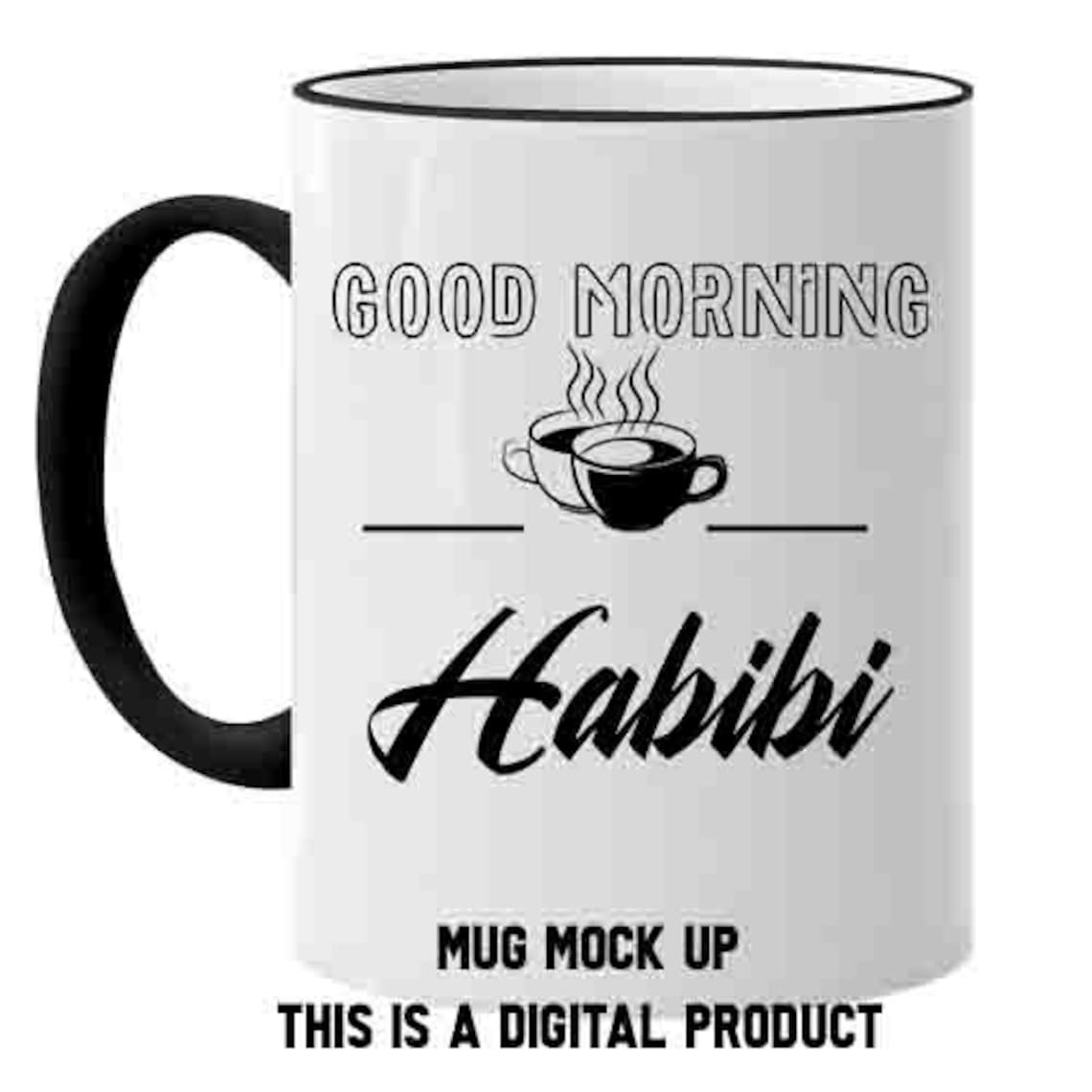 Good Morning Habibi -digital Files- JPG - PNG -SVG - Etsy