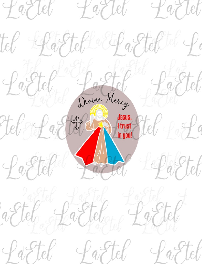 Divine Mercy SVG Digital Download Jesus I Trust in You - Etsy Hong Kong