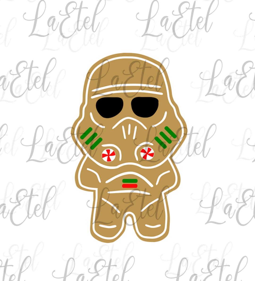 Gingerbread Cookie Storm Trooper SVG, PNG, Star Wars, Christmas ...