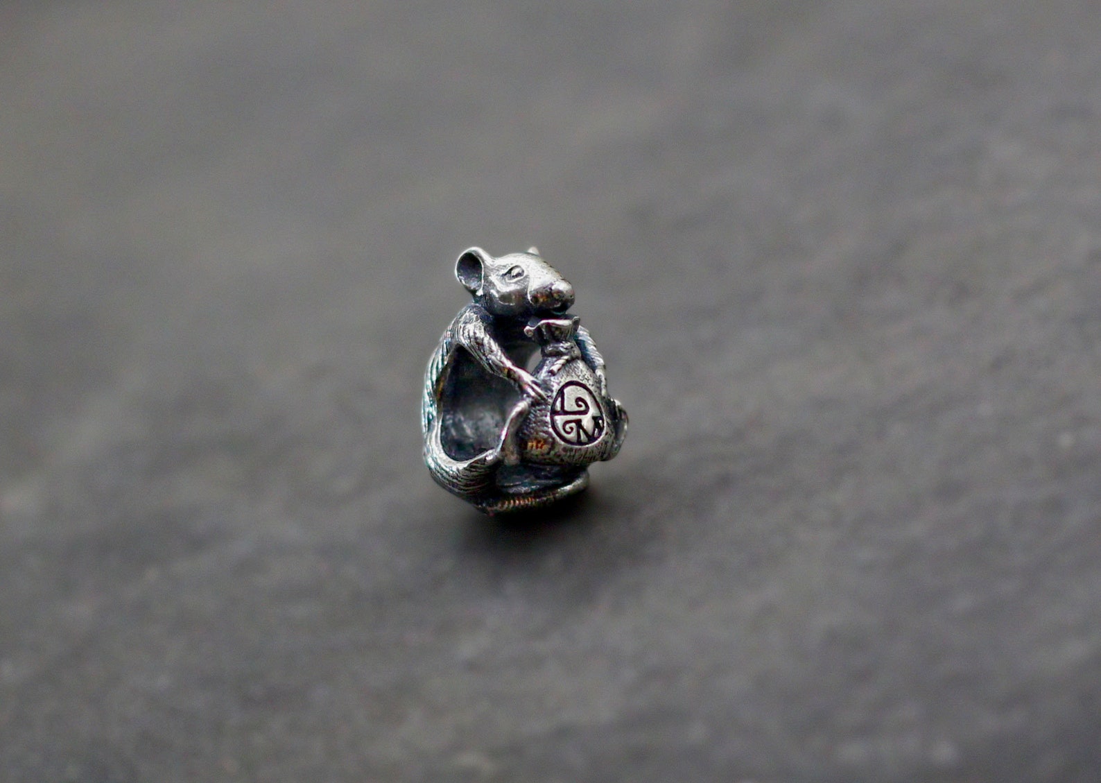 Charm Metal Rat New 2020 Gift Symbol of Chinese horoscope . | Etsy