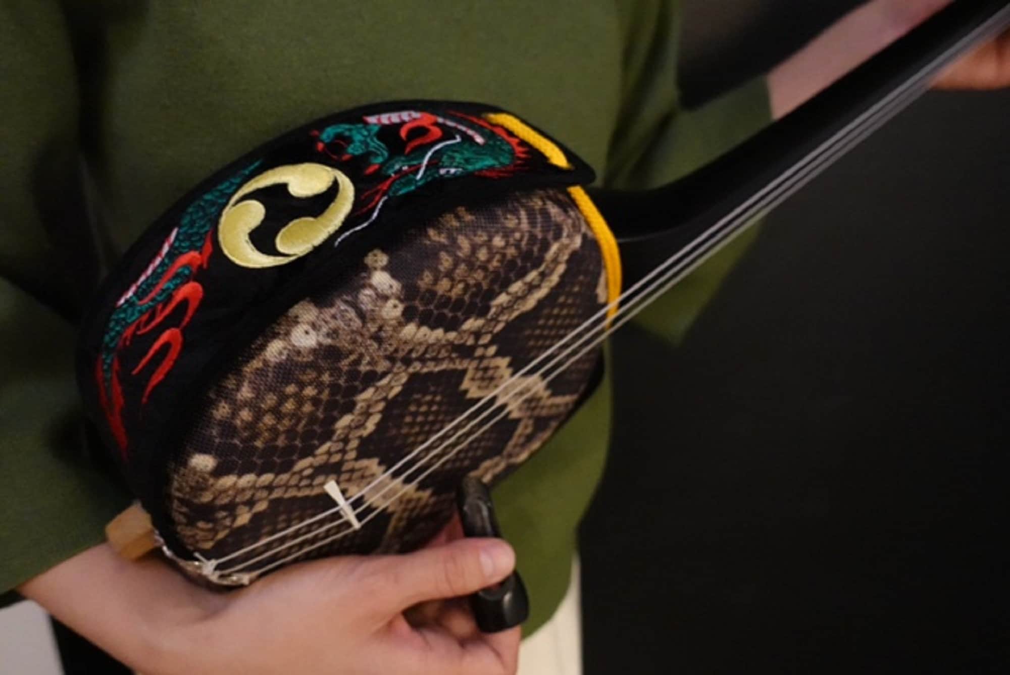 Okinawa Sanshin Okinawa Shamisen Okinawa Guitar Japanese Shamisen ...
