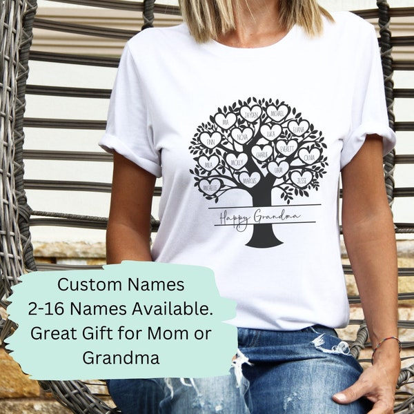 Family Tree Shirt - Etsy