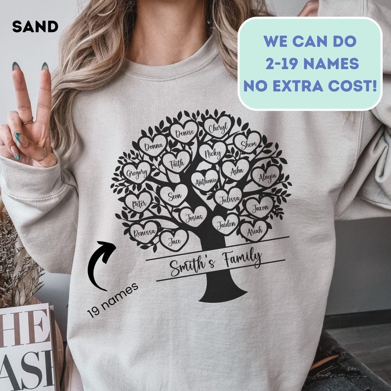 Family Tree Shirt - Etsy