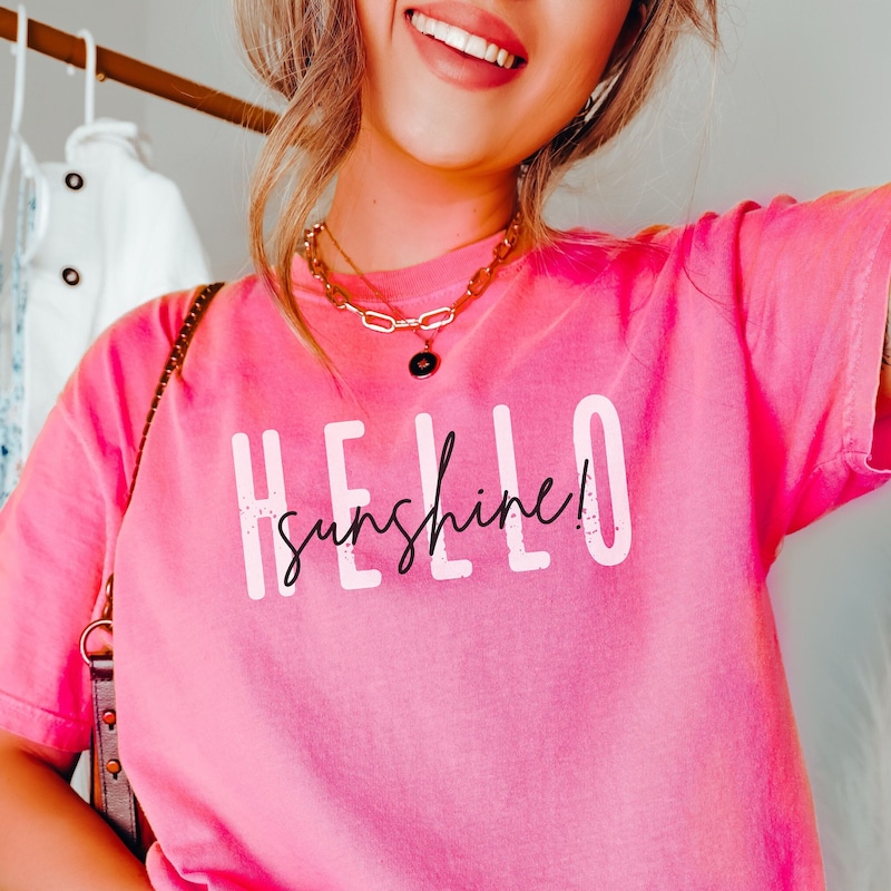 Hello Spring Shirt - Etsy