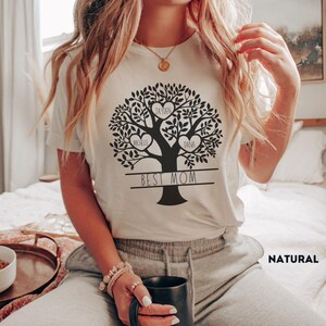 Personalized Family Tree Shirt Special Gift for Mom Grandma Custom ...