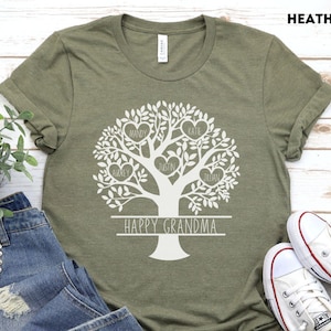 Personalized Family Tree Shirt Special Gift for Mom Grandma Custom ...