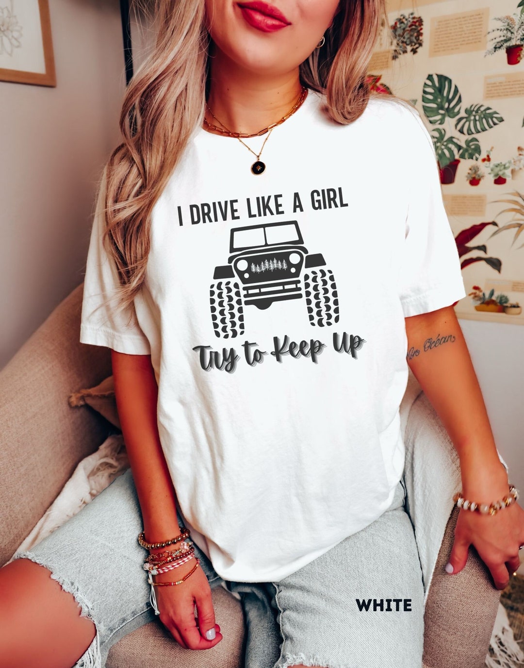 Off-road Girl Tshirt, I Drive Like a Girl Offroad Shirt, Offroad Tee ...