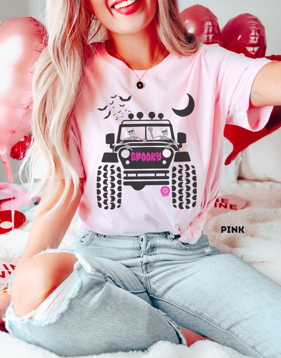 Halloween Offroad Girl Shirt Cute off Road Tshirt Funny Spooky Women's ...