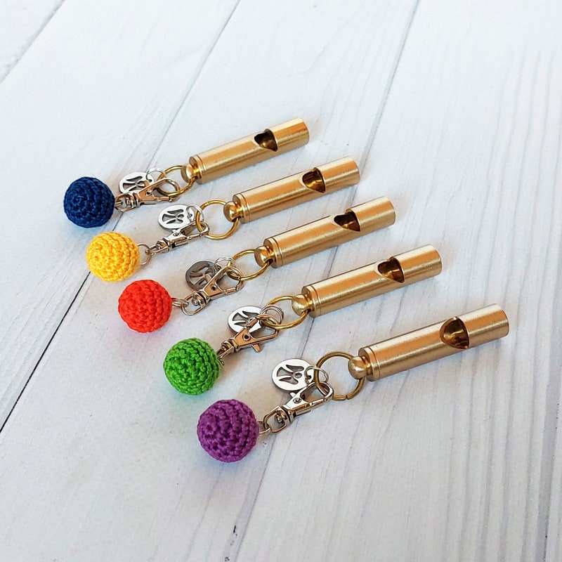 Safety Whistle Keychain - Etsy