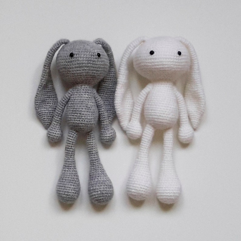 Soft Plush Toy Bunny Stuffed Rabbit Crochet Animal Amigurumi | Etsy