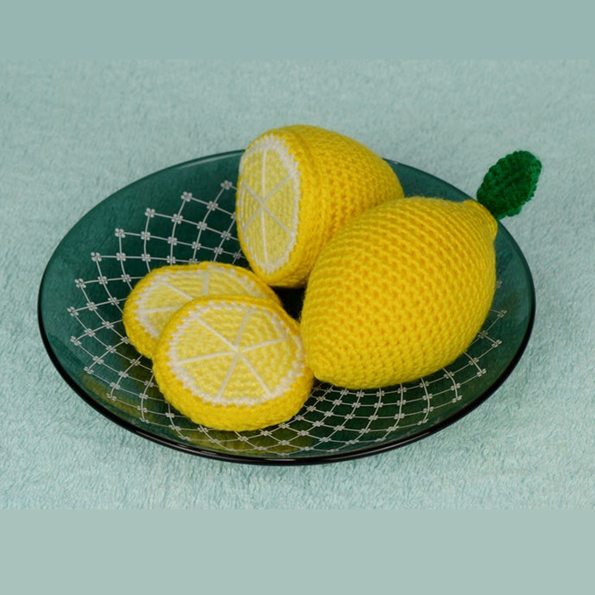 Lemon Toy Amigurumi Fruit Play Food Crochet Citrus Kitchen | Etsy