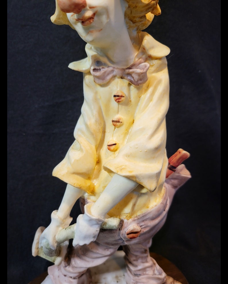 Pucci Circus Clown 13" Figurine Hand Painted Resin Arnart Dated 1984 ...