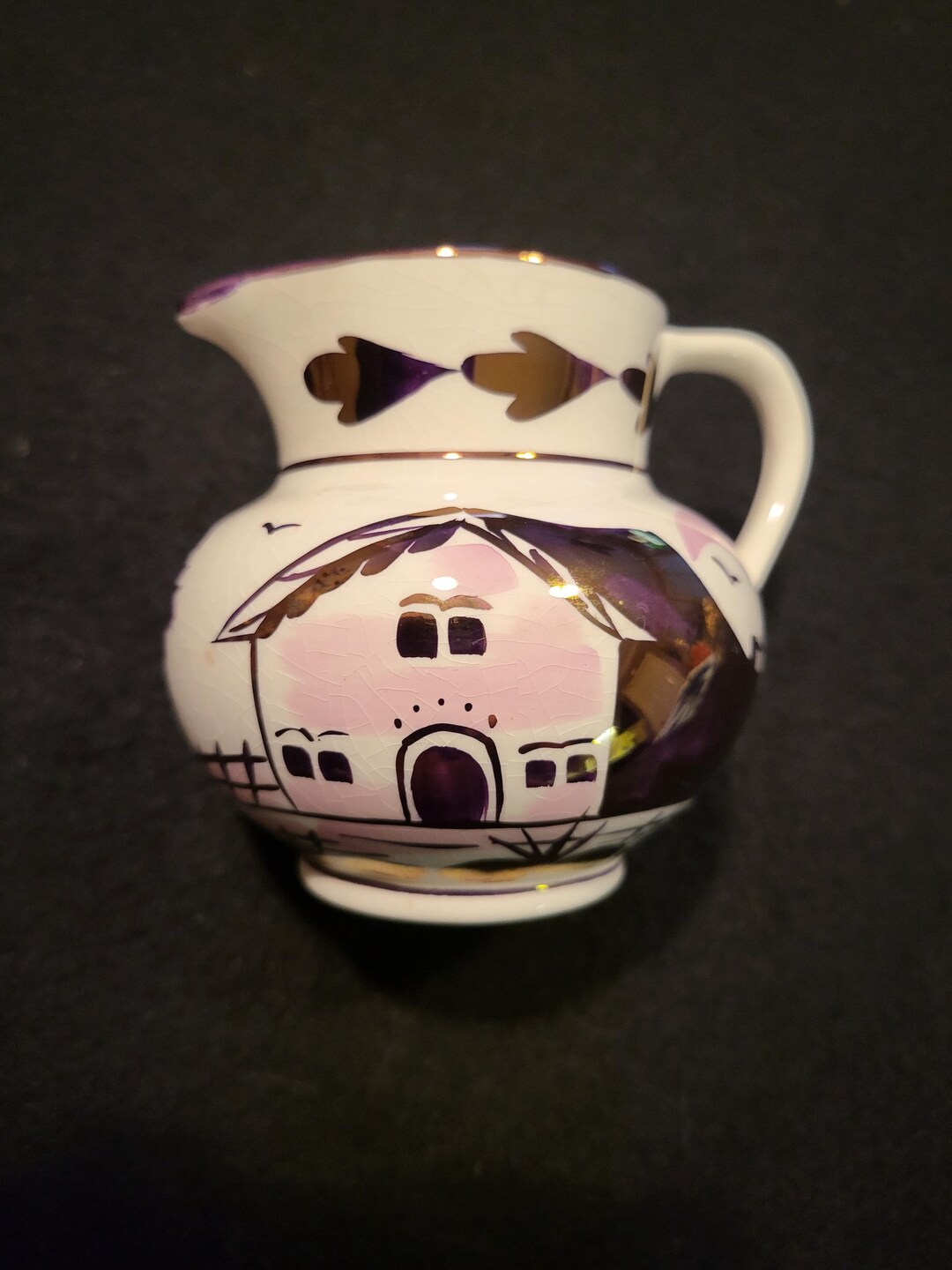 Old Castle Miniature Porcelain Pitcher, Made in England, 2in. - Etsy