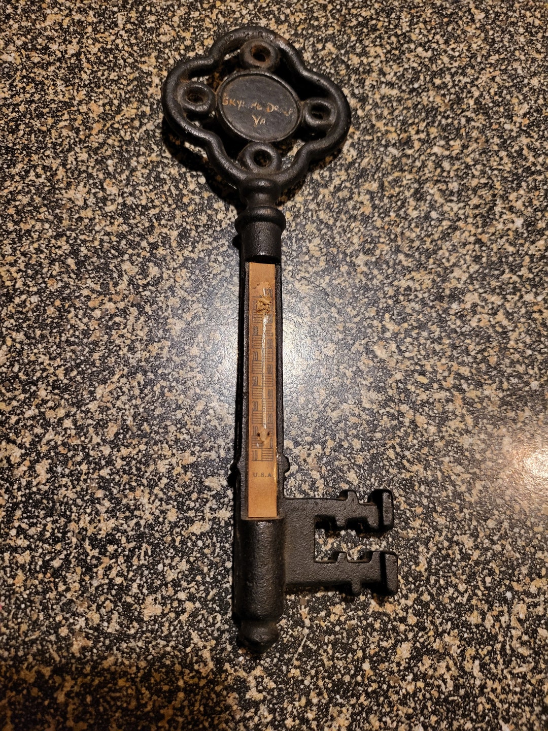Cool Cast Iron Vintage Skeleton Key Skyline Drive VA- Give the Key to ...
