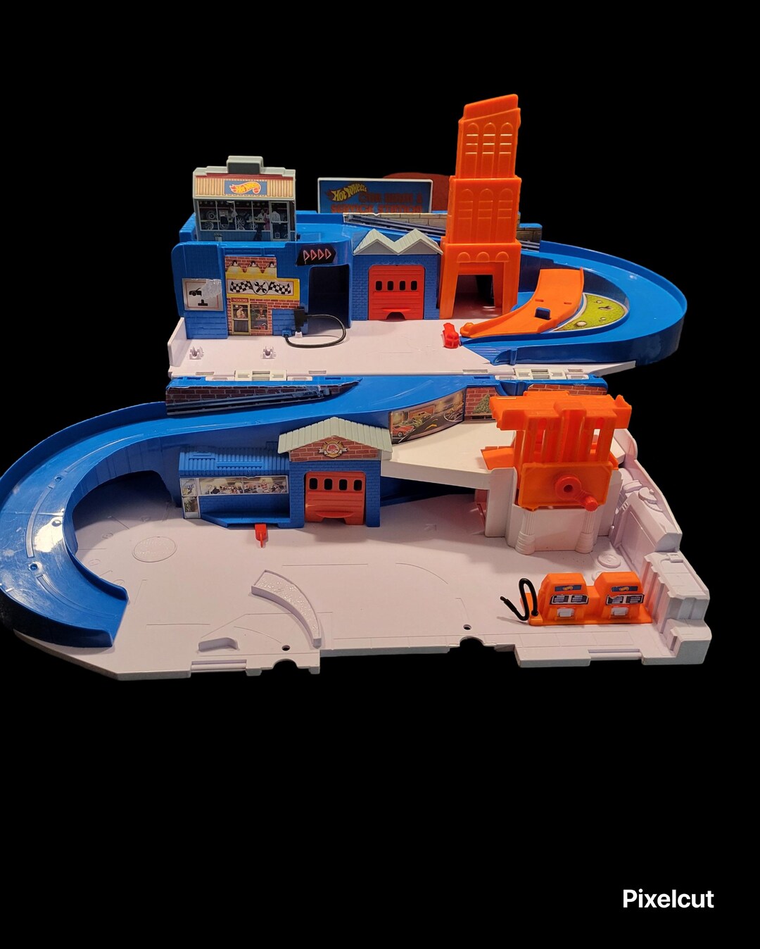 2015 Hot Wheels Flying Custom Car Wash and Service Station Sto & Go ...