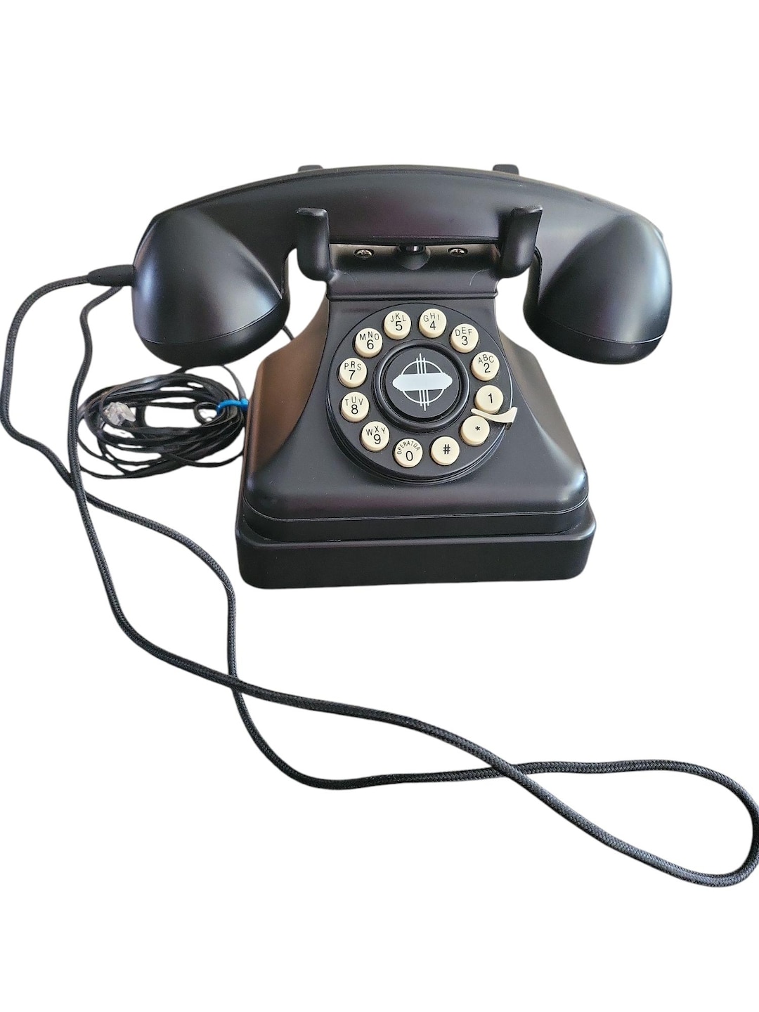 Crosley Black 2006 Kettle 1930s Style Desktop Push Button Phone - CR62 ...