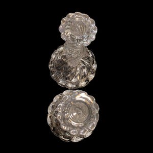 Set of Two Candlestick Swirled "colony" Pattern by Fostoria Glass- so ...