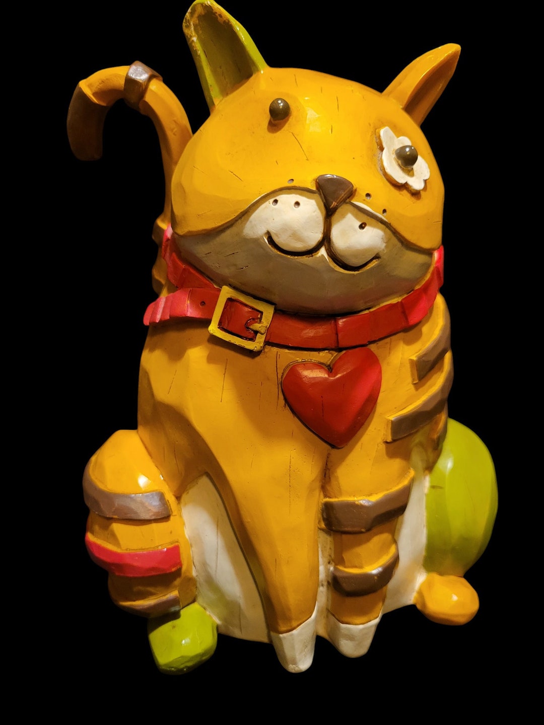 Vintage Y2K Grandma Mabel Large Cat Figurine/cats Lover Gift/ Home ...