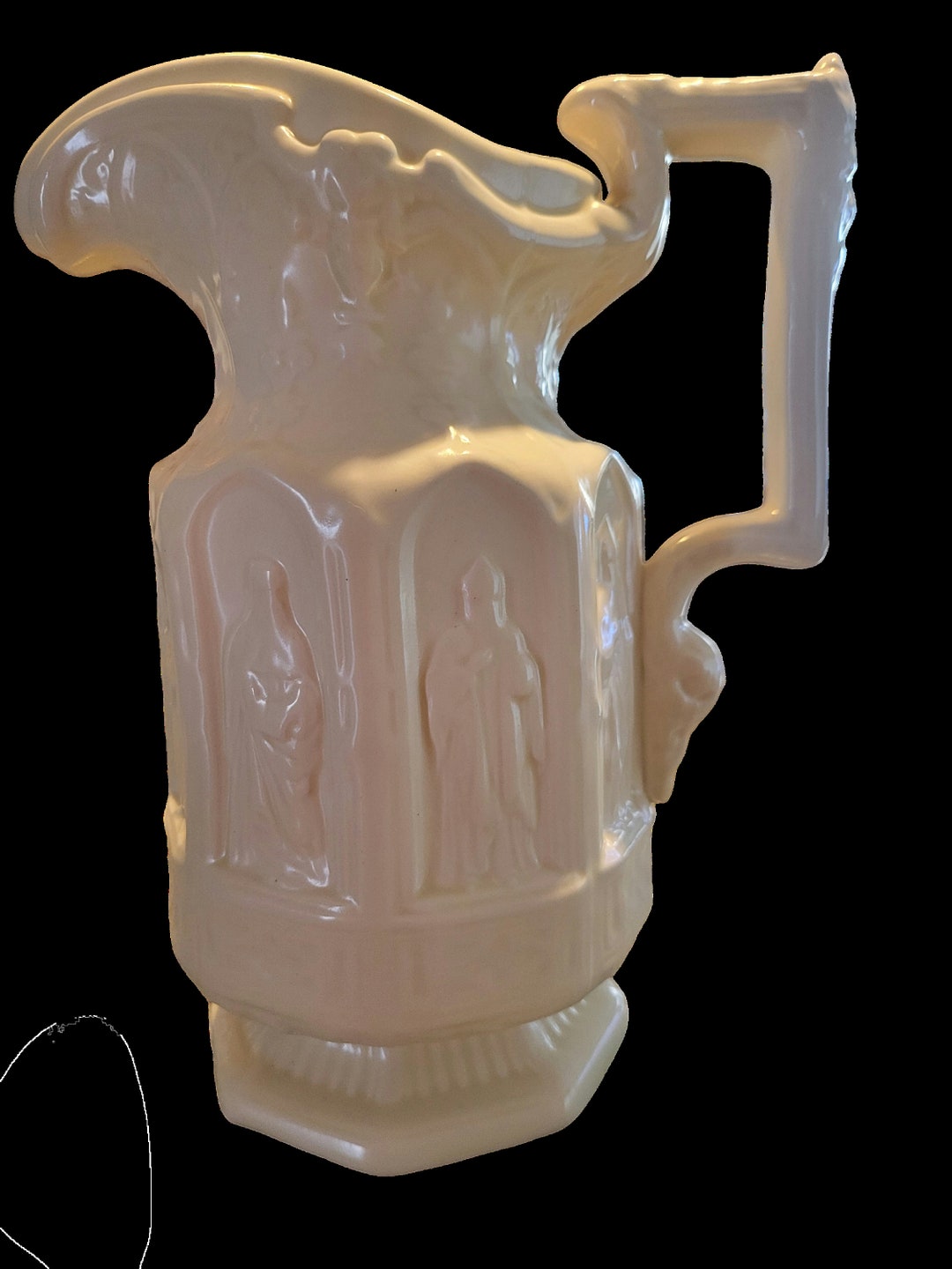Apostle White Pitcher - Mid-century, Images of Saints, Jesus and Face ...