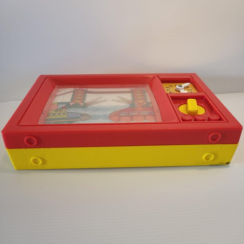 Vintage 1979 Blue Box Wind-up Television Set Toy - Etsy