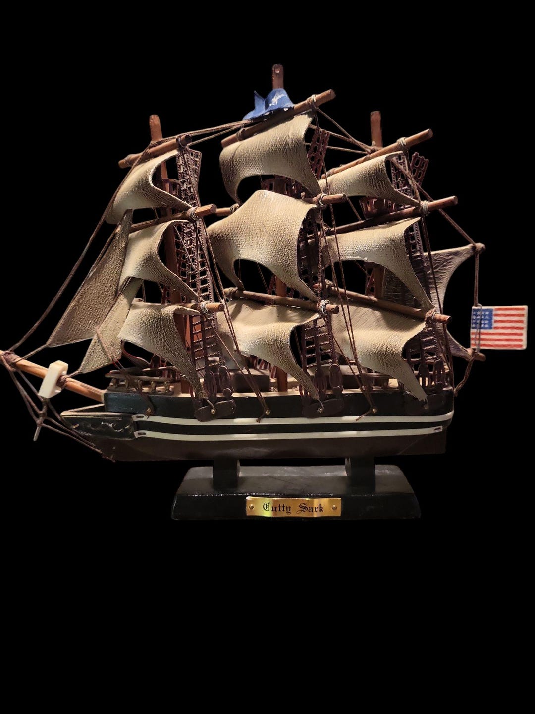 Vintage Cutty Sark Ship Model, Vintage Wood Ship Statue Model Replica ...