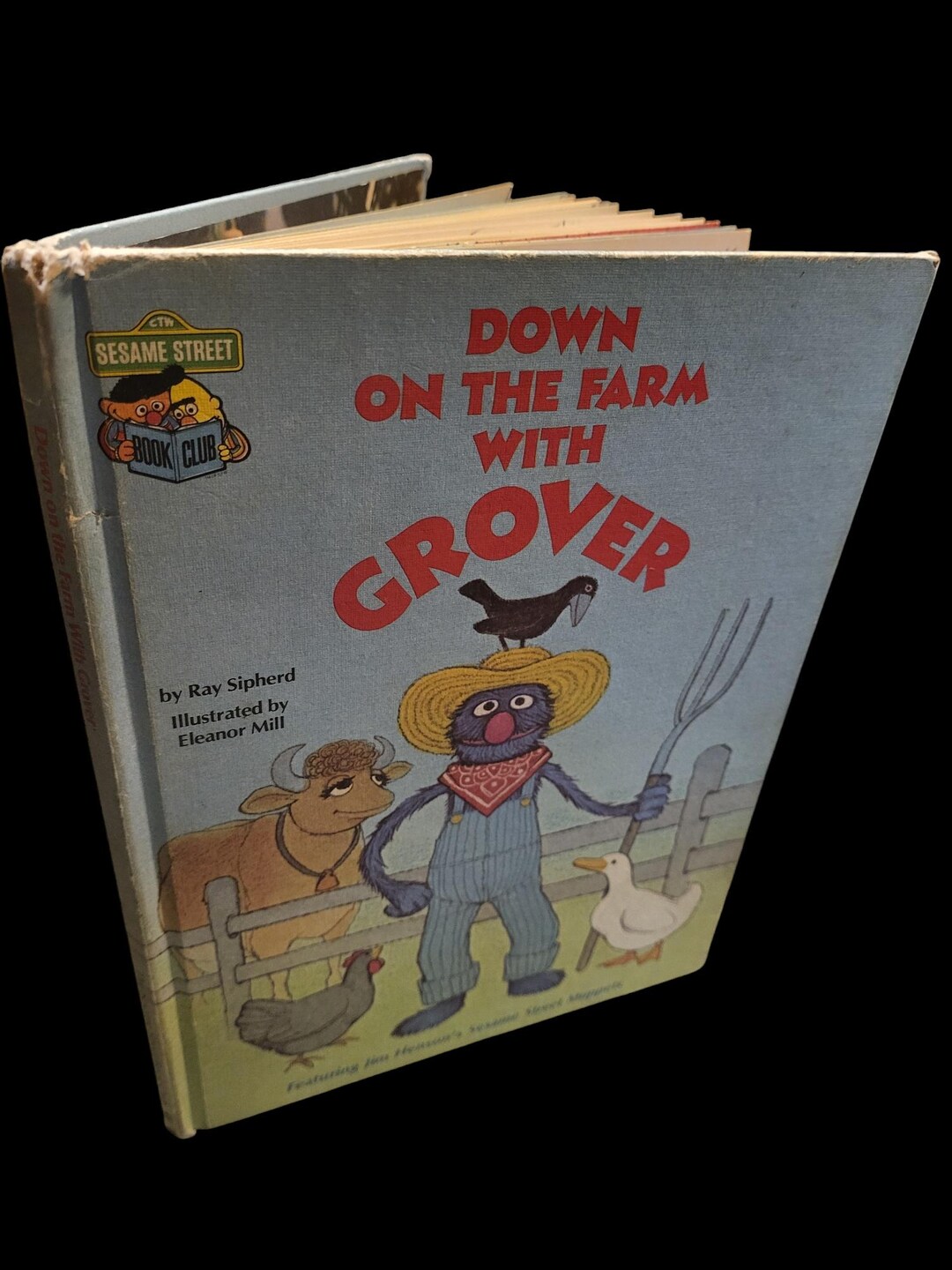 Sesame Street Childrens Classic 'down on the Farm With Grover' 1980. - Etsy