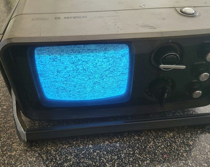 1978 Sears Solid State Go Anywhere 3 Way Power TV Radio Model No. 564 ...