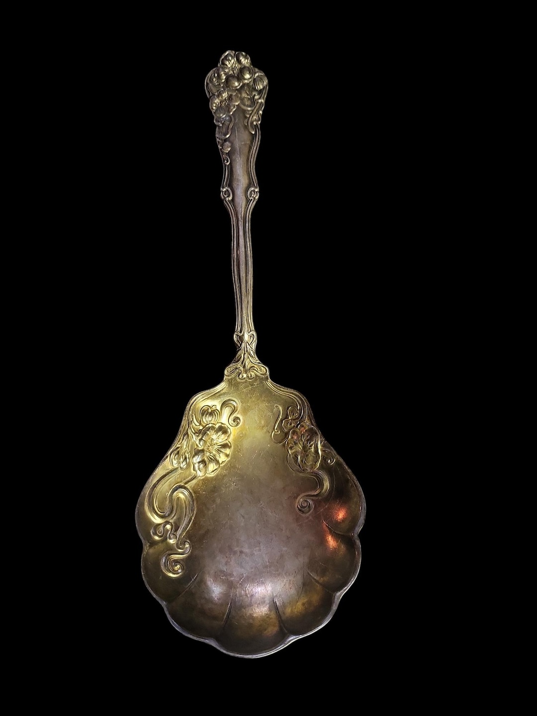 Antique Wm Rogers Silver Plate Berwick Shell Berry Spoon Circa 1904 ...